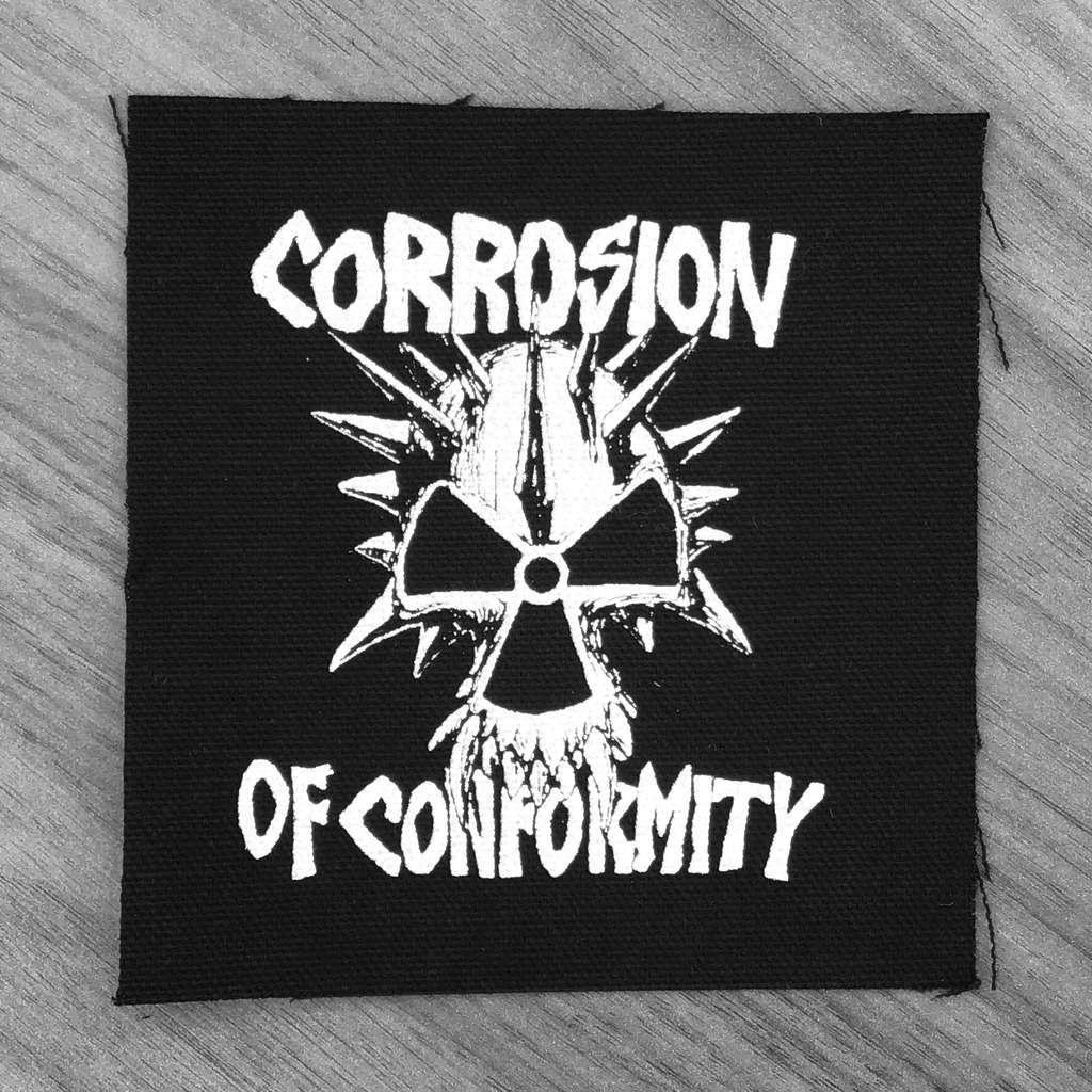 Corrosion of Conformity - White Logo (Printed Patch) | Todestrieb