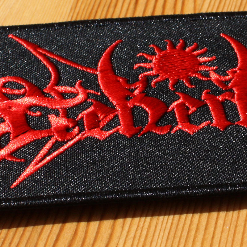 Gehenna - Red Logo (Embroidered Patch) | Todestrieb