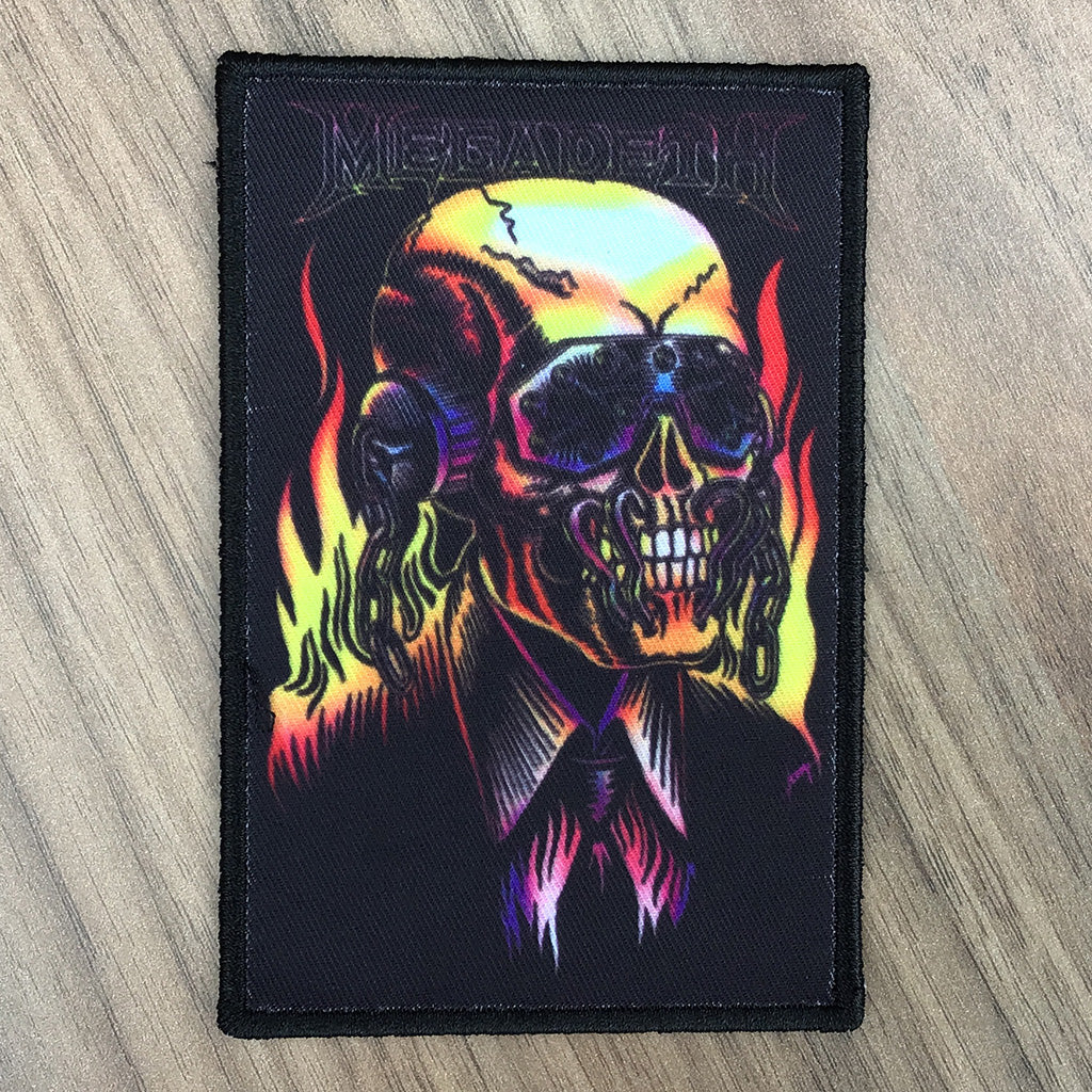 Megadeth - Flaming Vic (Printed Patch) | Todestrieb
