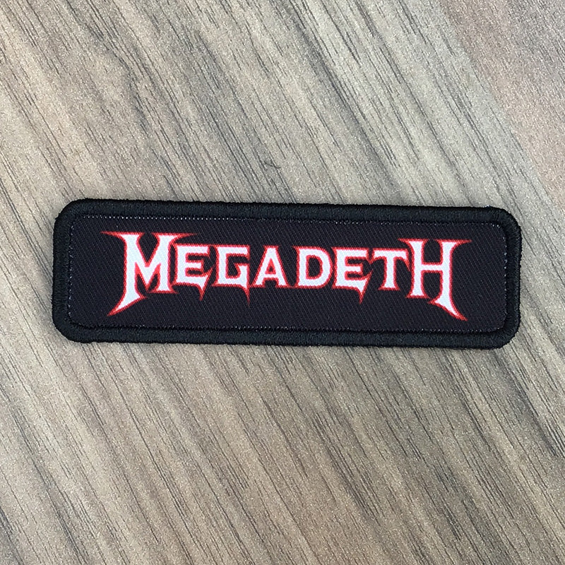 Megadeth - White & Red (Woven Patch) | Todestrieb
