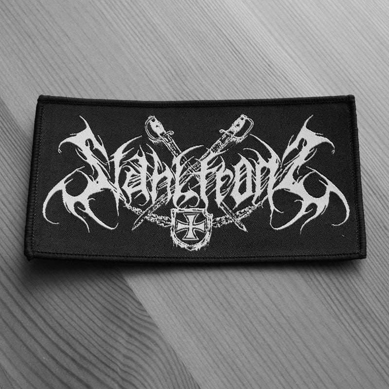 Stahlfront - White Logo (Woven Patch) | Todestrieb