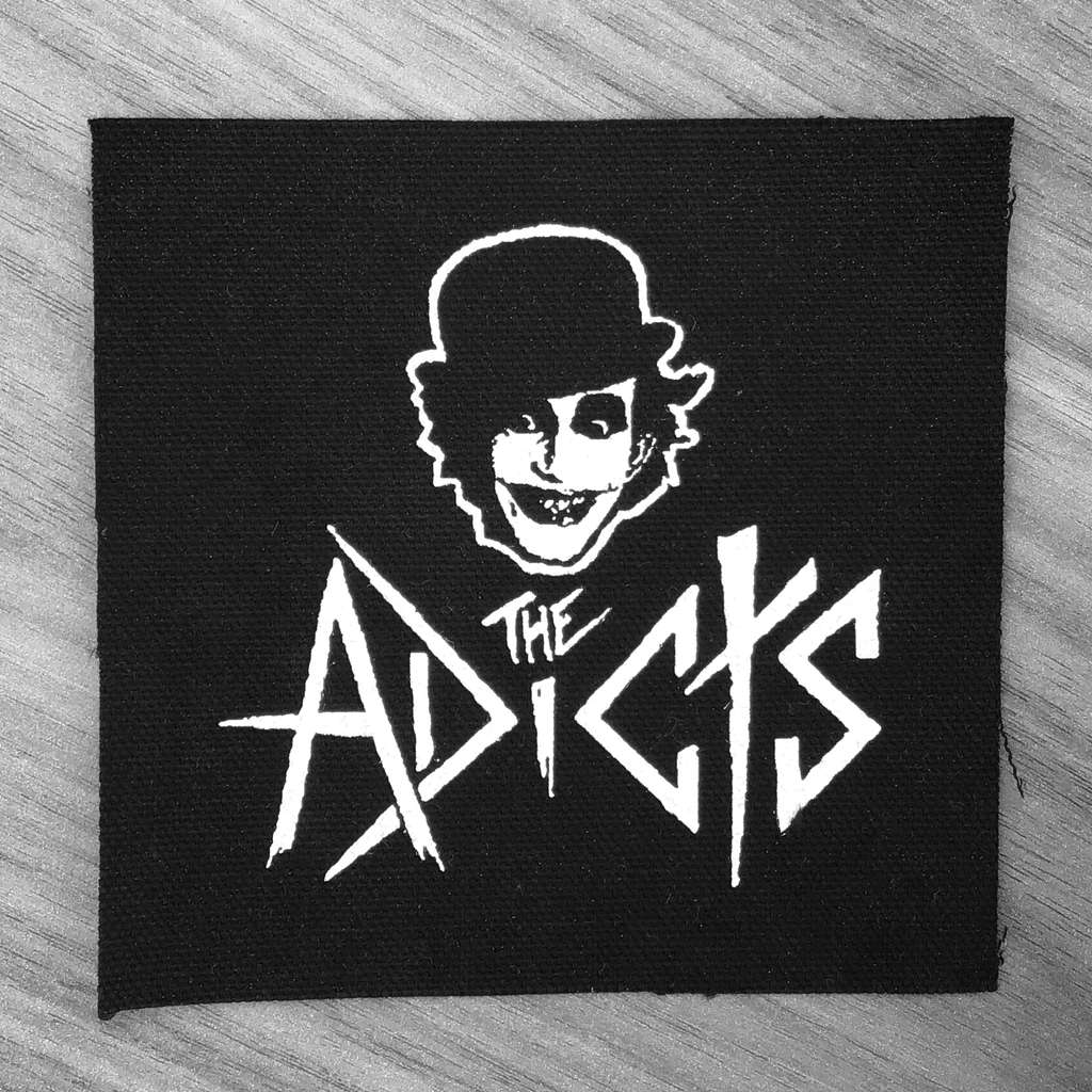 The Adicts - White Logo (Printed Patch) | Todestrieb