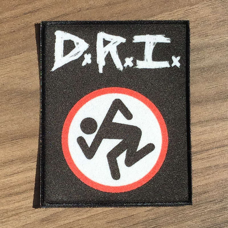 D.R.I. - Logo & Skanker Man (Printed Patch) | Todestrieb