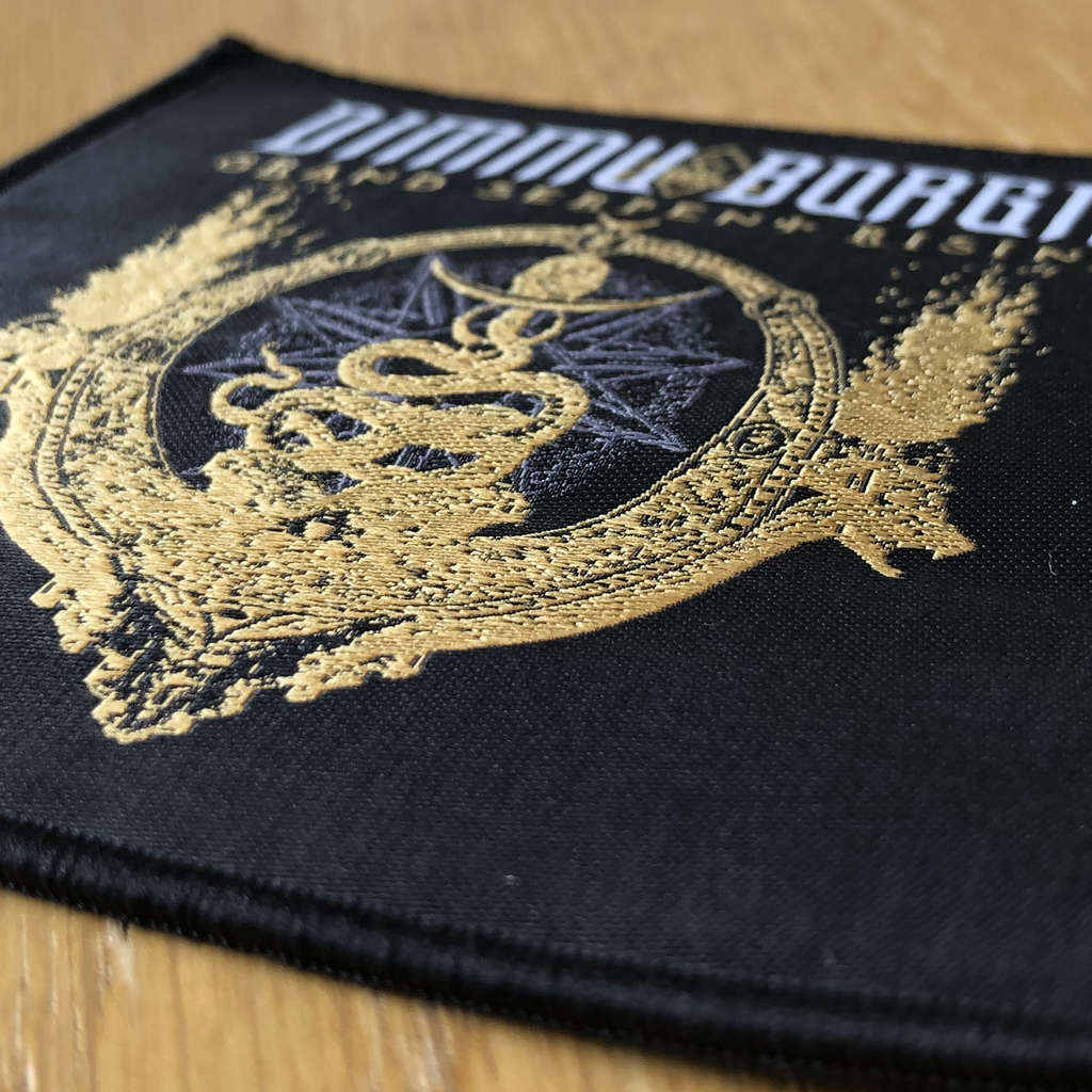 Dimmu Borgir - Grand Serpent Rising (Gold) (Woven Patch) | Todestrieb