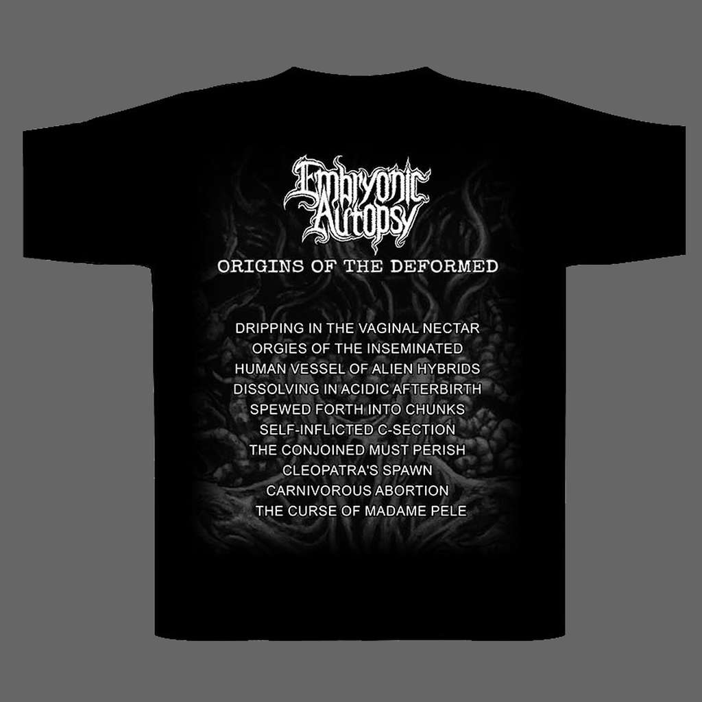 Embryonic Autopsy - Origins of the Deformed (T-Shirt) | Todestrieb