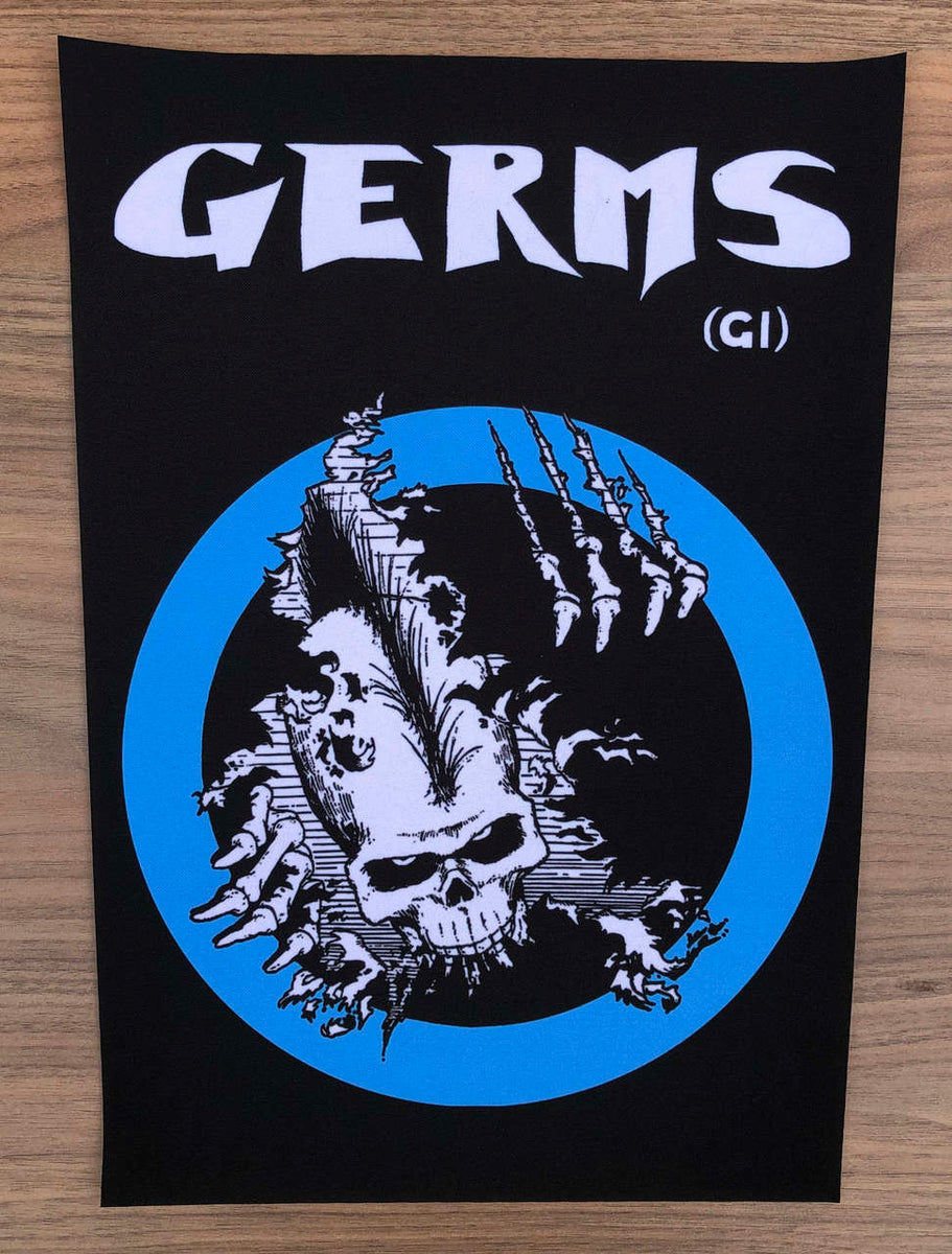 Germs - Logo & Skull (Backpatch) | Todestrieb