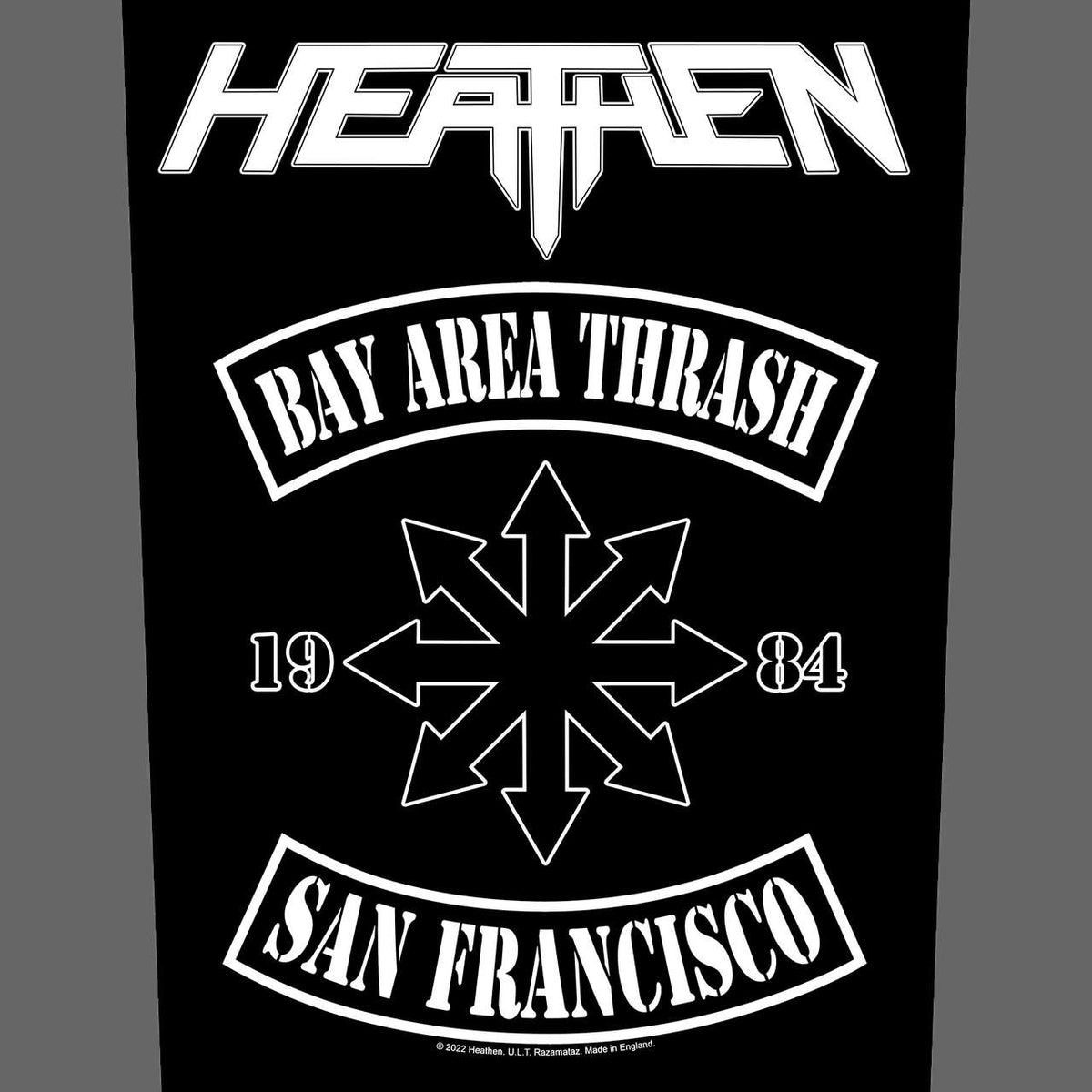 Heathen - Logo / Bay Area Thrash (Backpatch) | Todestrieb