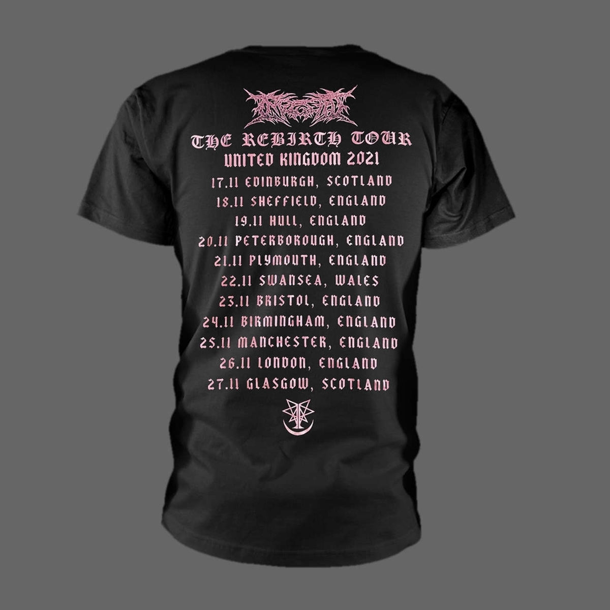 Ingested - The Rebirth Tour (United Kingdom 2021) (T-Shirt) | Todestrieb