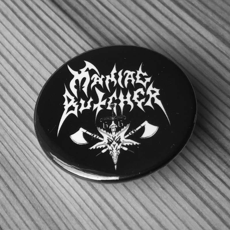 Maniac Butcher - Logo & Axes (Badge) | Todestrieb