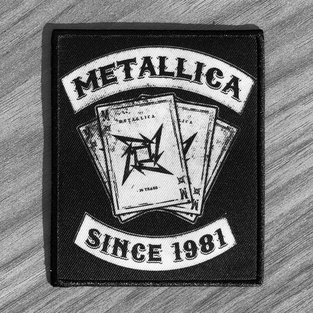 Metallica - Since 1981 (Cards) (Printed Patch) | Todestrieb