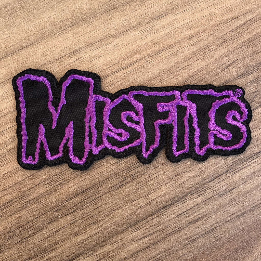 Misfits - Purple Logo (Cutout) (Embroidered Patch) | Todestrieb