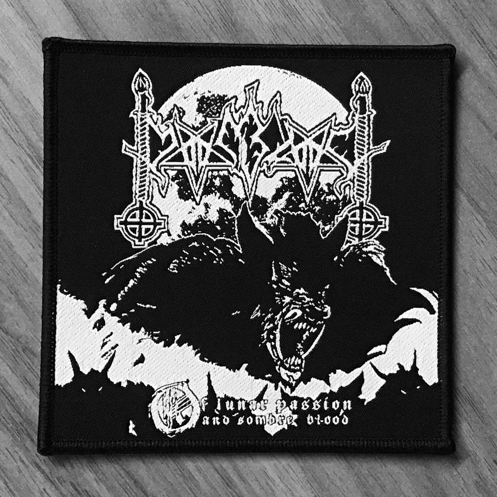 Moonblood - of Lunar Passion and Sombre Blood (Woven Patch) | Todestrieb