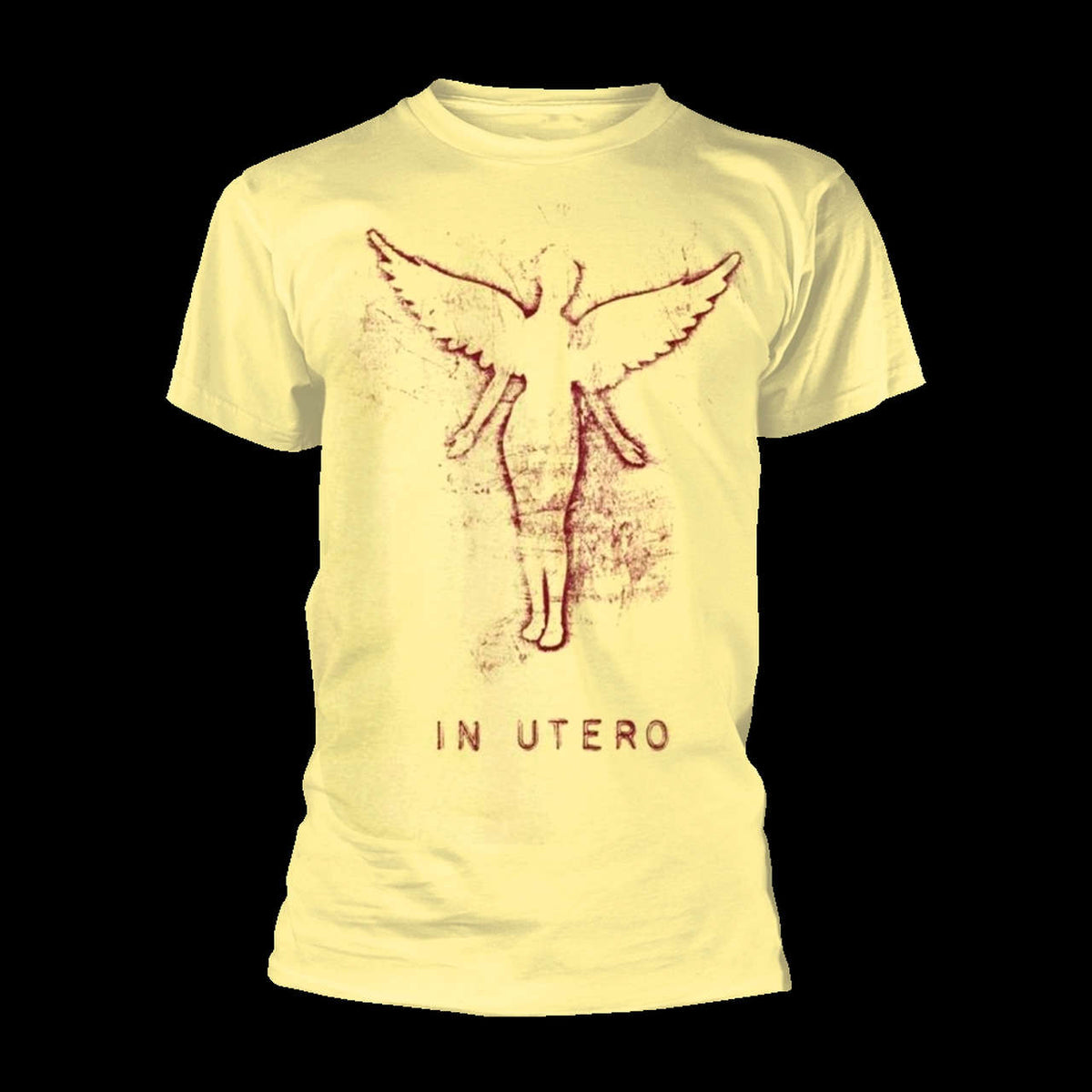 Nirvana - In Utero (Outline) (Yellow) (T-Shirt) | Todestrieb