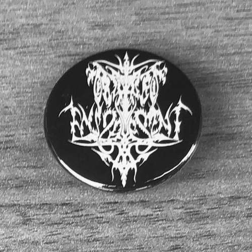 Obtained Enslavement - White Logo (Badge) | Todestrieb