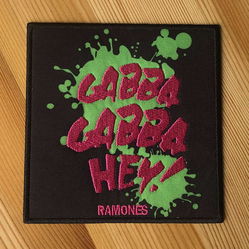 Ramones - Gabba Gabba Hey! (Woven Patch) | Todestrieb