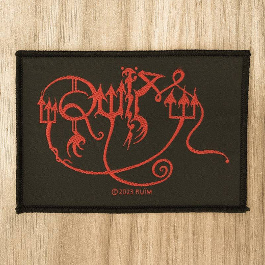 Ruim - Red Logo (Woven Patch) | Todestrieb