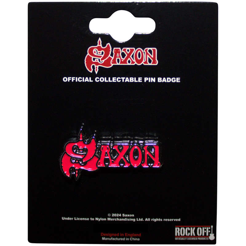 Saxon - Red Logo (Metal Pin) | Todestrieb