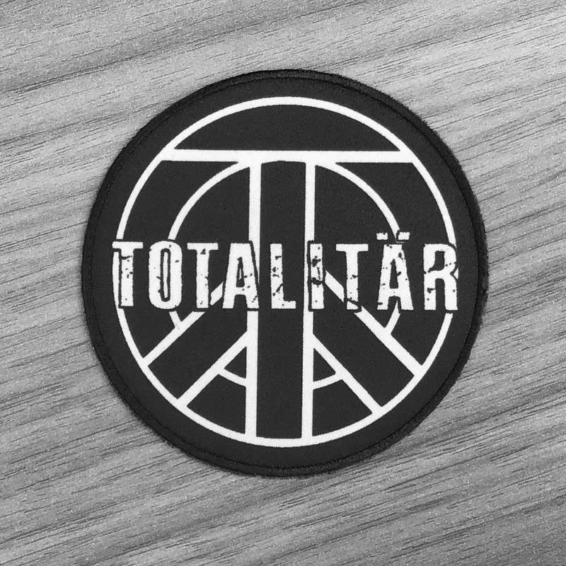 Totalitar - Logo (Circle) (Printed Patch) | Todestrieb