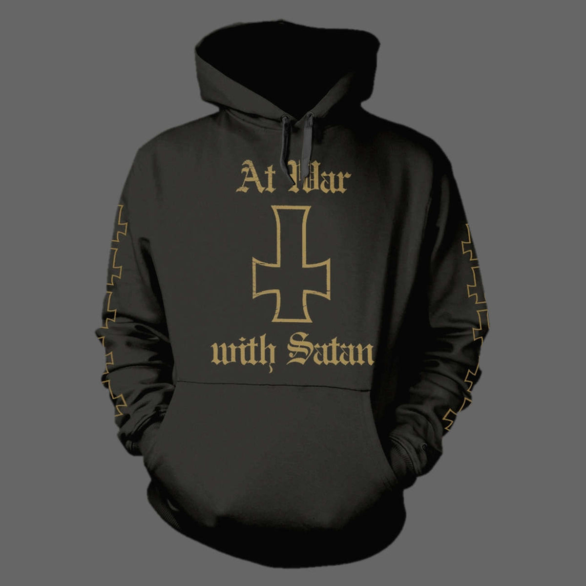 Venom - At War with Satan (Old Logo) (Gold) (Hoodie) | Todestrieb