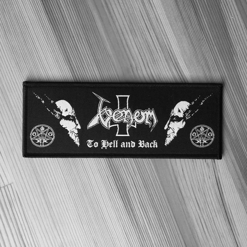 Venom - To Hell and Back (Black Border) (Woven Patch) | Todestrieb