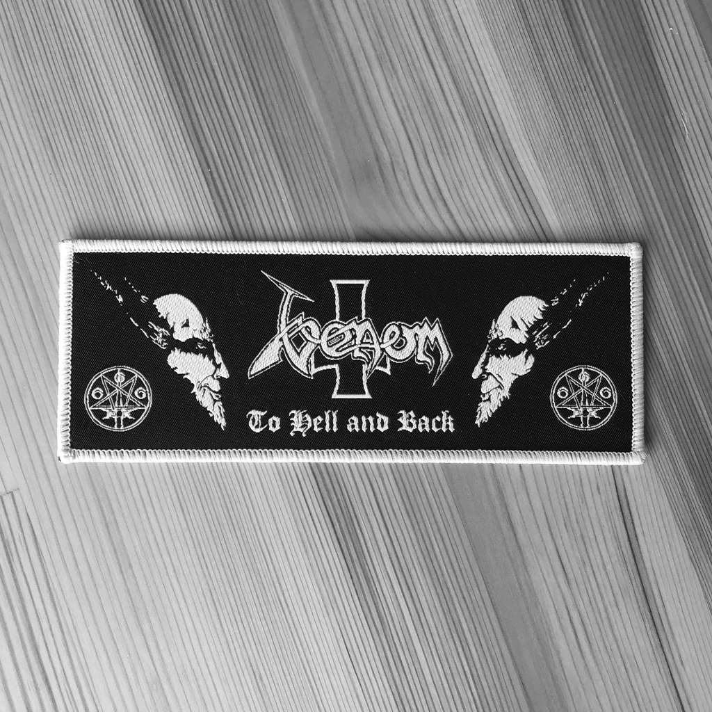 Venom - To Hell and Back (White Border) (Woven Patch) | Todestrieb