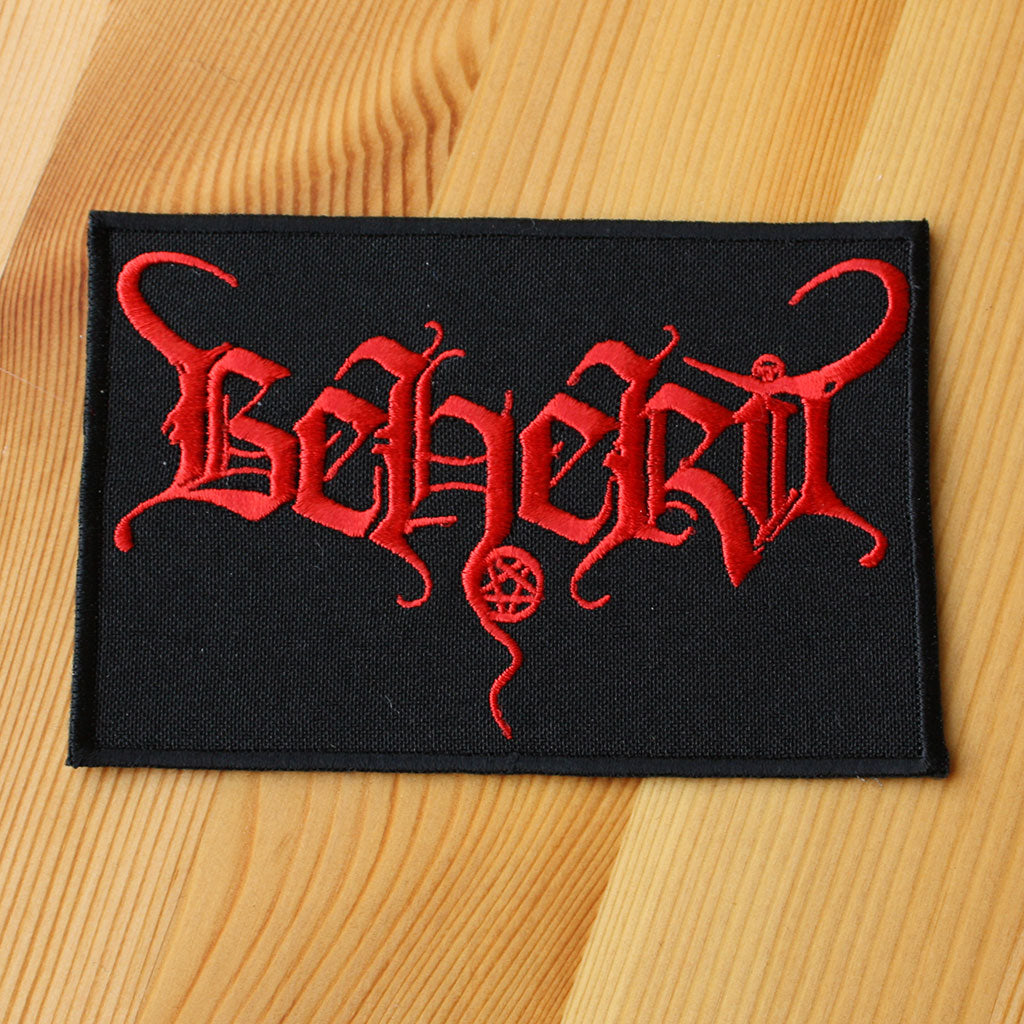Beherit - Red Logo (Embroidered Patch) | Todestrieb
