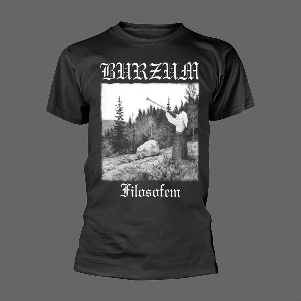 Burzum - Filosofem (White on Black) (T-Shirt) | Todestrieb