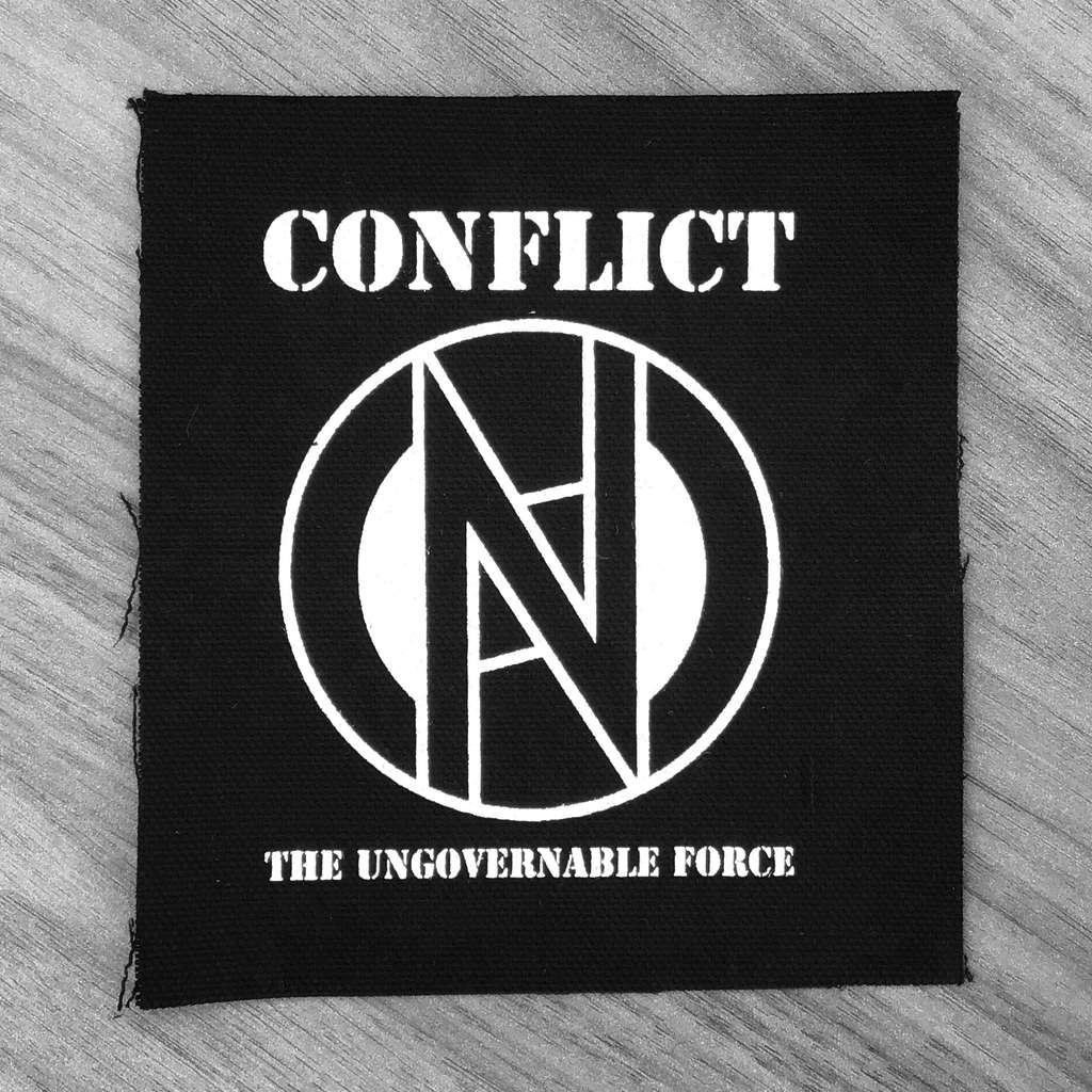 Conflict - Logo / The Ungovernable Force (Printed Patch) | Todestrieb