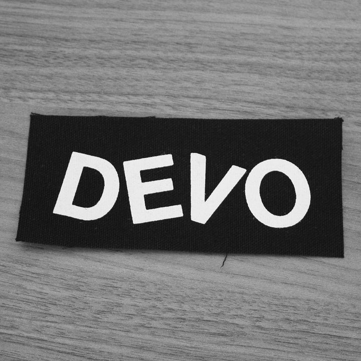 devo logo font
