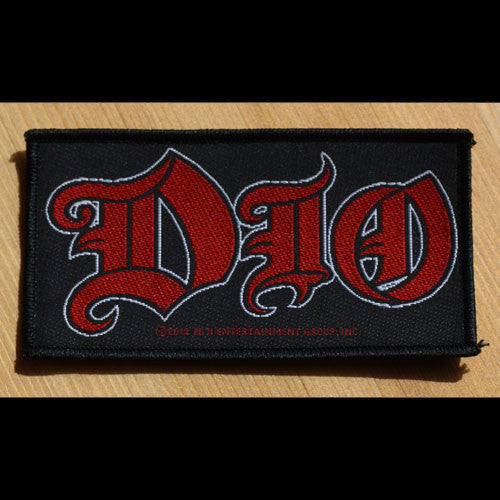 Dio - Red Logo (Woven Patch) | Todestrieb
