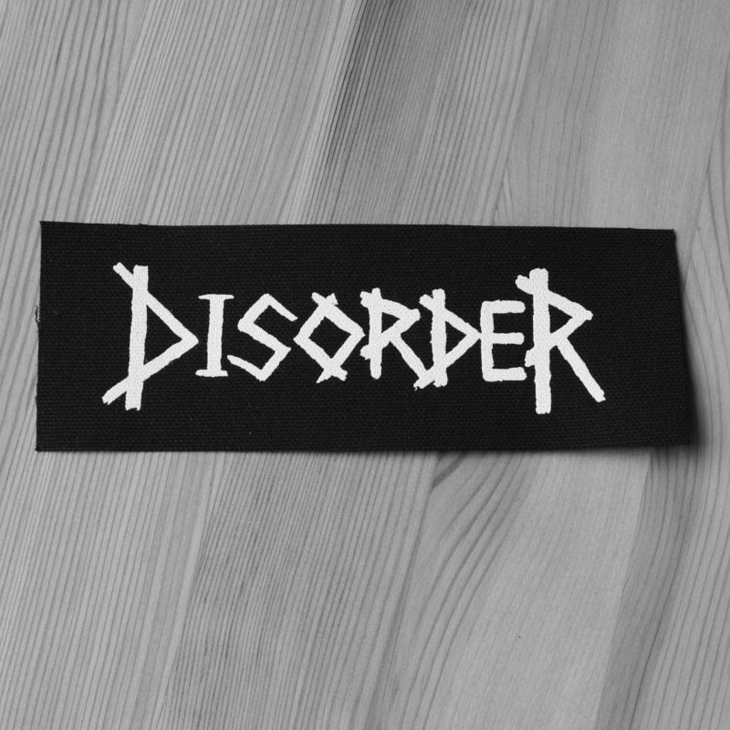 Disorder - White Logo (Printed Patch) | Todestrieb