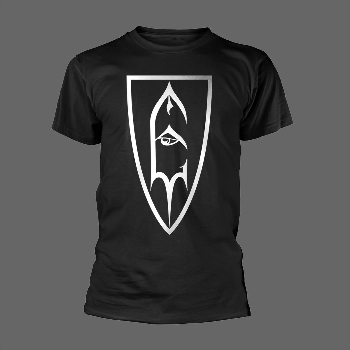 Emperor - White E Icon Shield Logo (T-Shirt) | Todestrieb
