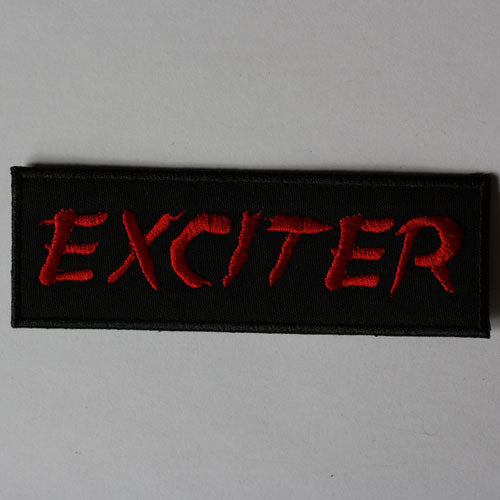 Exciter - Red Logo (Embroidered Patch) | Todestrieb