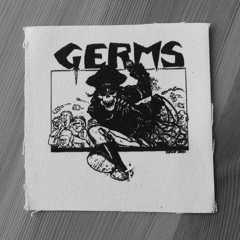 Germs - Logo & Skeleton (Printed Patch) | Todestrieb