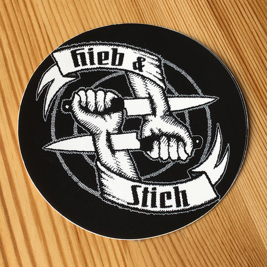 Hieb & Stich Logo (Sticker) | Todestrieb