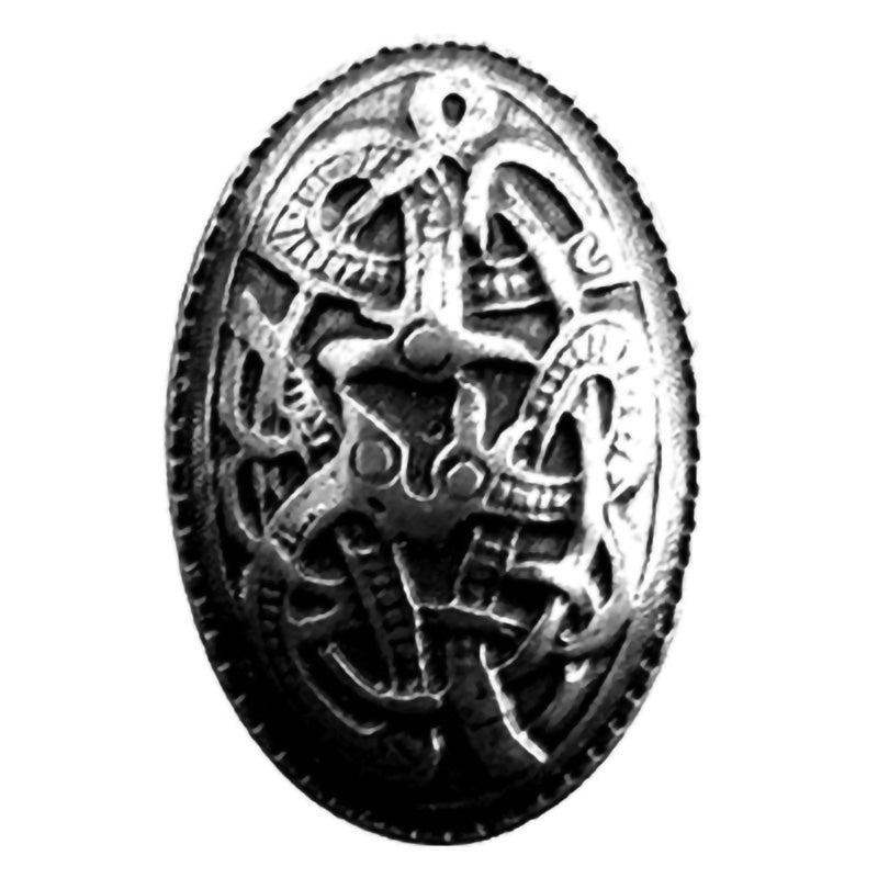 Midgard Sterling Silver Metal Pin Todestrieb