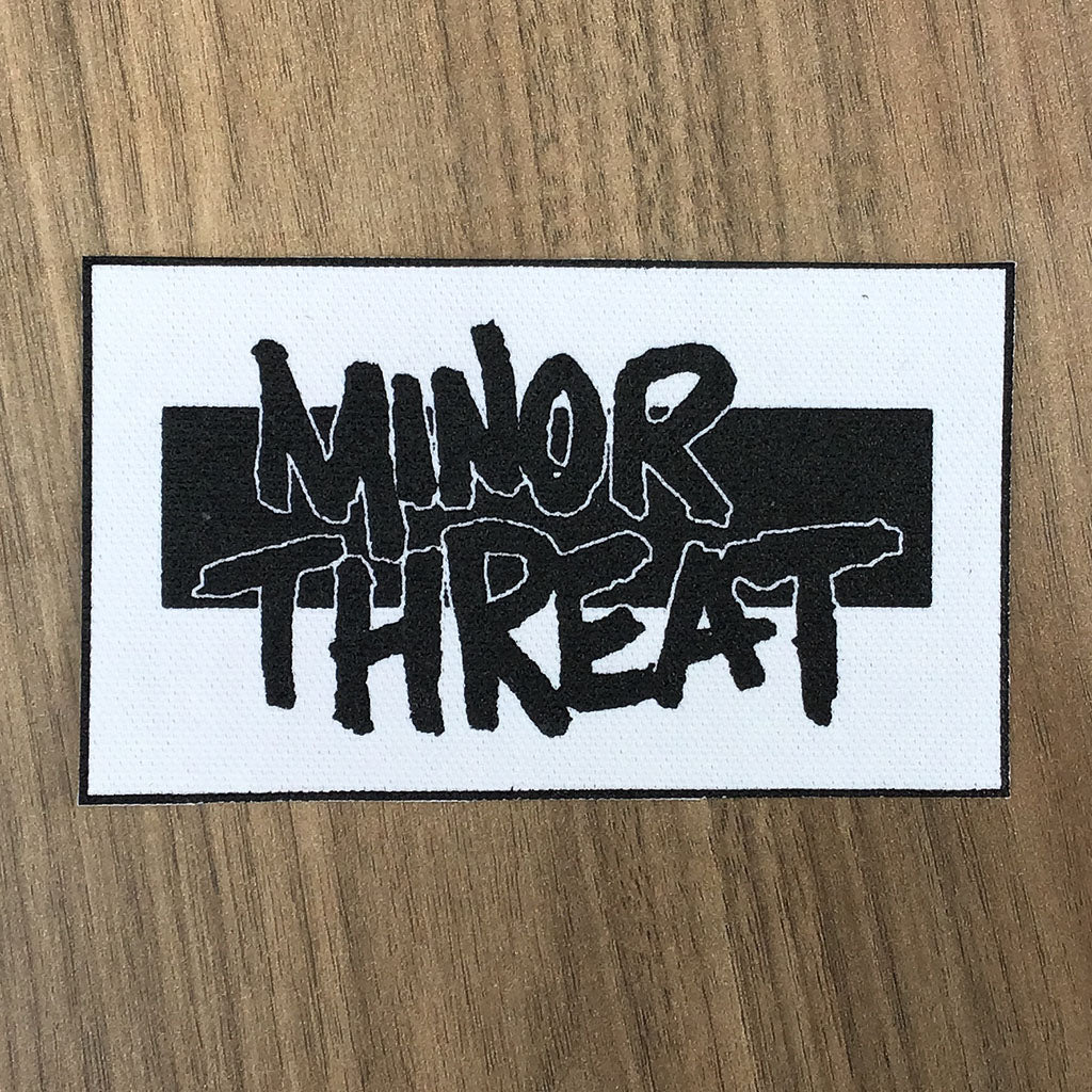 Minor Threat - Black Logo (Printed Patch) | Todestrieb