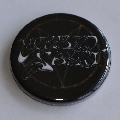 Morbid Saint - White Logo / Pentagram (Badge) | Todestrieb