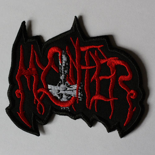 Mystifier - Red Logo (Cutout) (Embroidered Patch) | Todestrieb