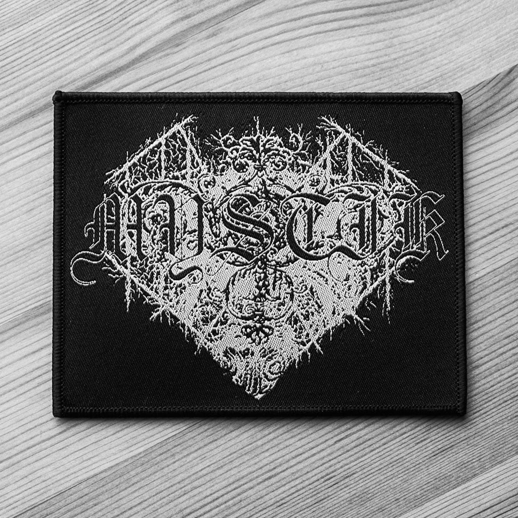 Mystik - White Logo (Woven Patch) | Todestrieb