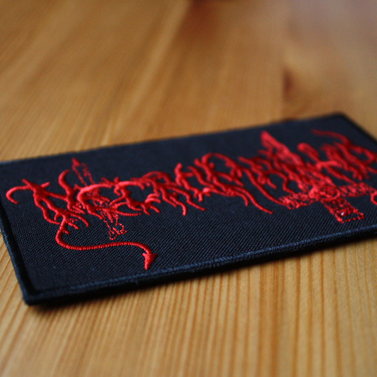 Necromantia - Red Logo (Embroidered Patch) | Todestrieb