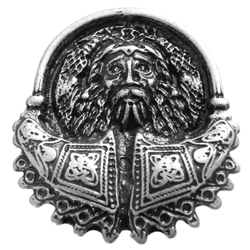 Odin Antique Silver Metal Pin Todestrieb