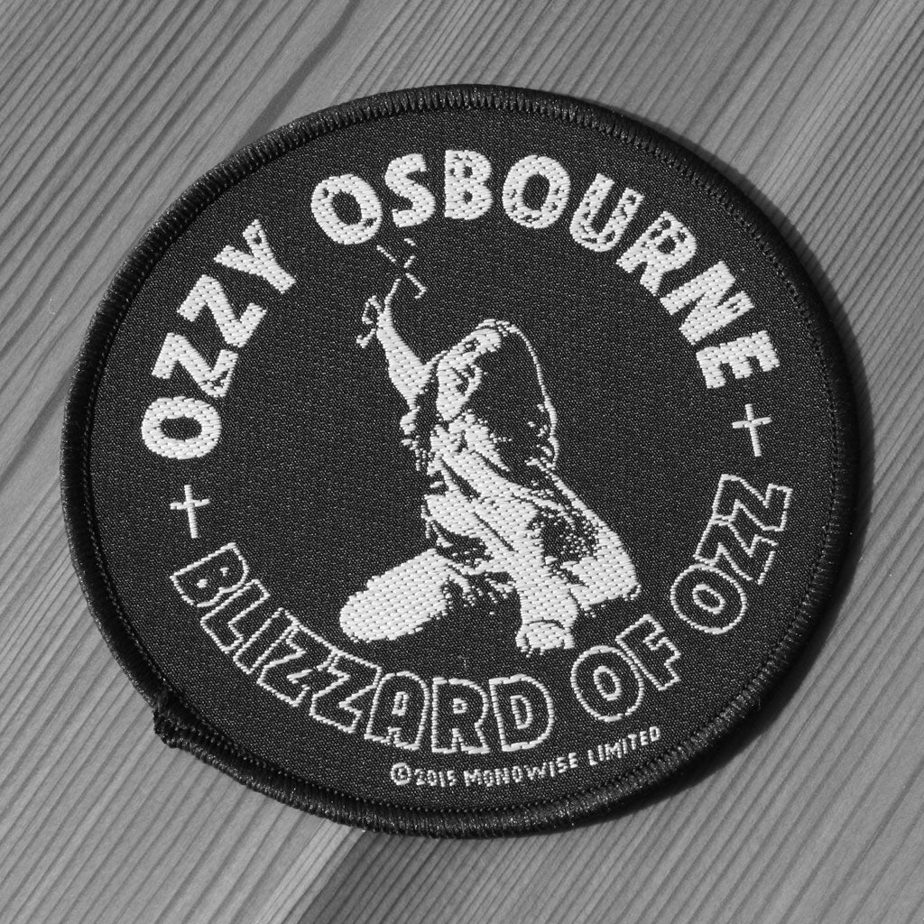Ozzy Osbourne - Blizzard of Ozz (Circle) (Woven Patch) | Todestrieb