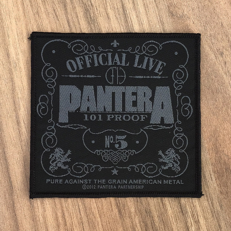 Pantera - Official Live: 101 Proof (Woven Patch) | Todestrieb