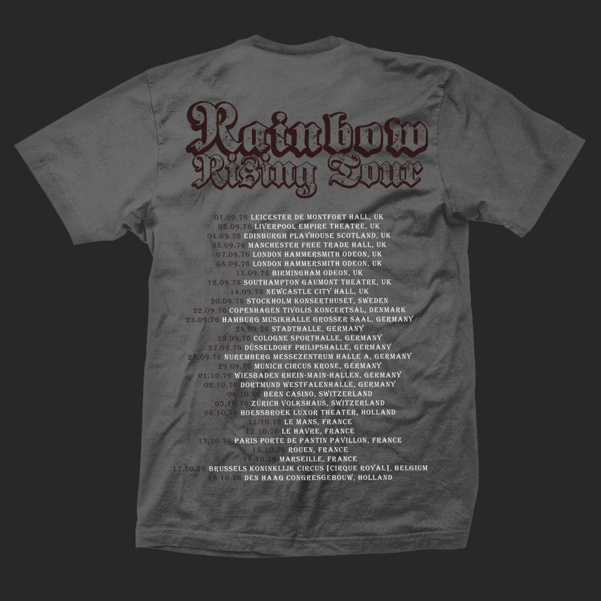 Rainbow - Rising Tour 1976 (T-Shirt) | Todestrieb
