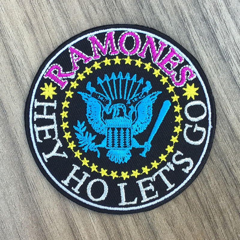 Ramones - Hey Ho Let's Go Seal (Embroidered Patch) | Todestrieb