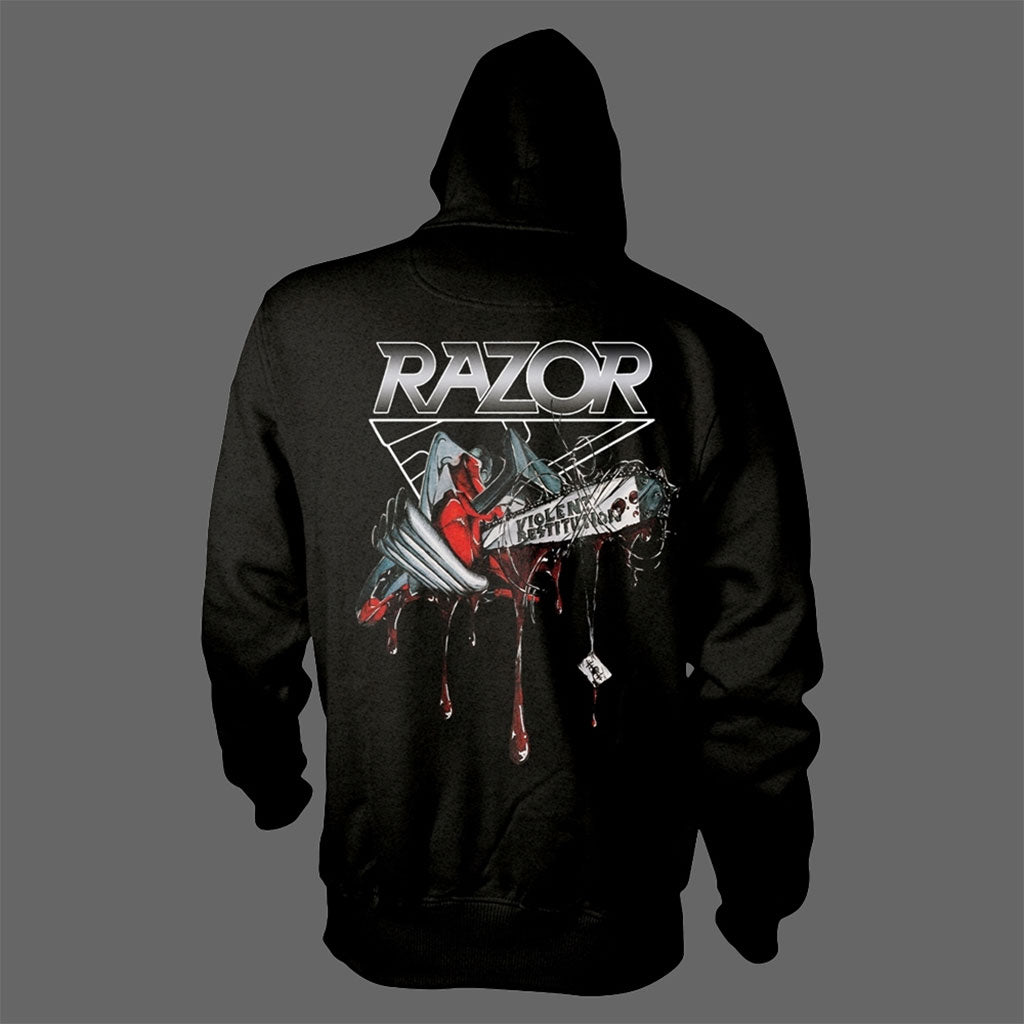 Razor - Violent Restitution (Full Zip Hoodie) | Todestrieb