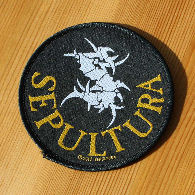 Sepultura - Logo (Circle) (Woven Patch) | Todestrieb