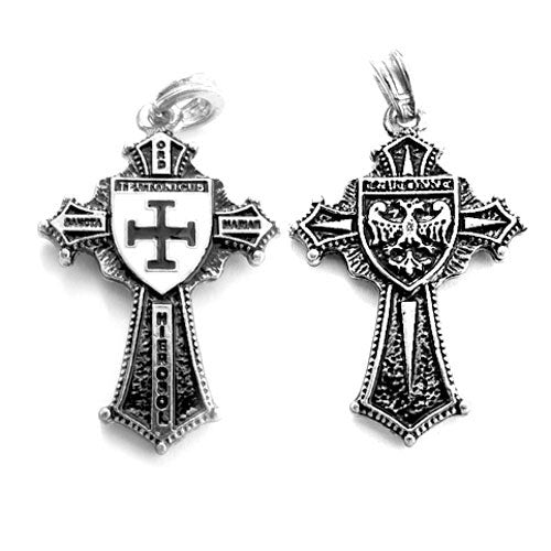 Teutonic Cross (Sterling Silver) (Pendant) | Todestrieb