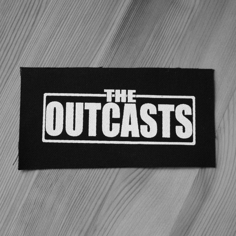 The Outcasts - White Logo (Printed Patch) | Todestrieb